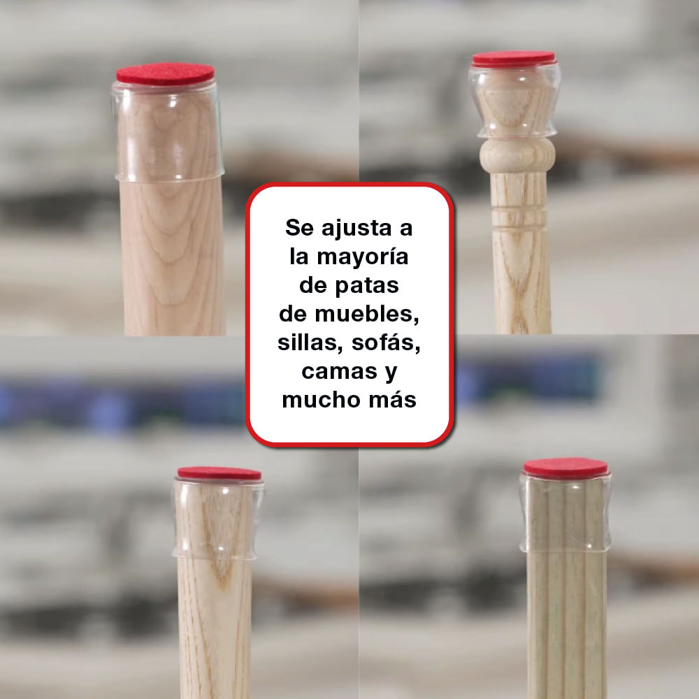 Protectores para patas de sillas y muebles - Ruby Sliders