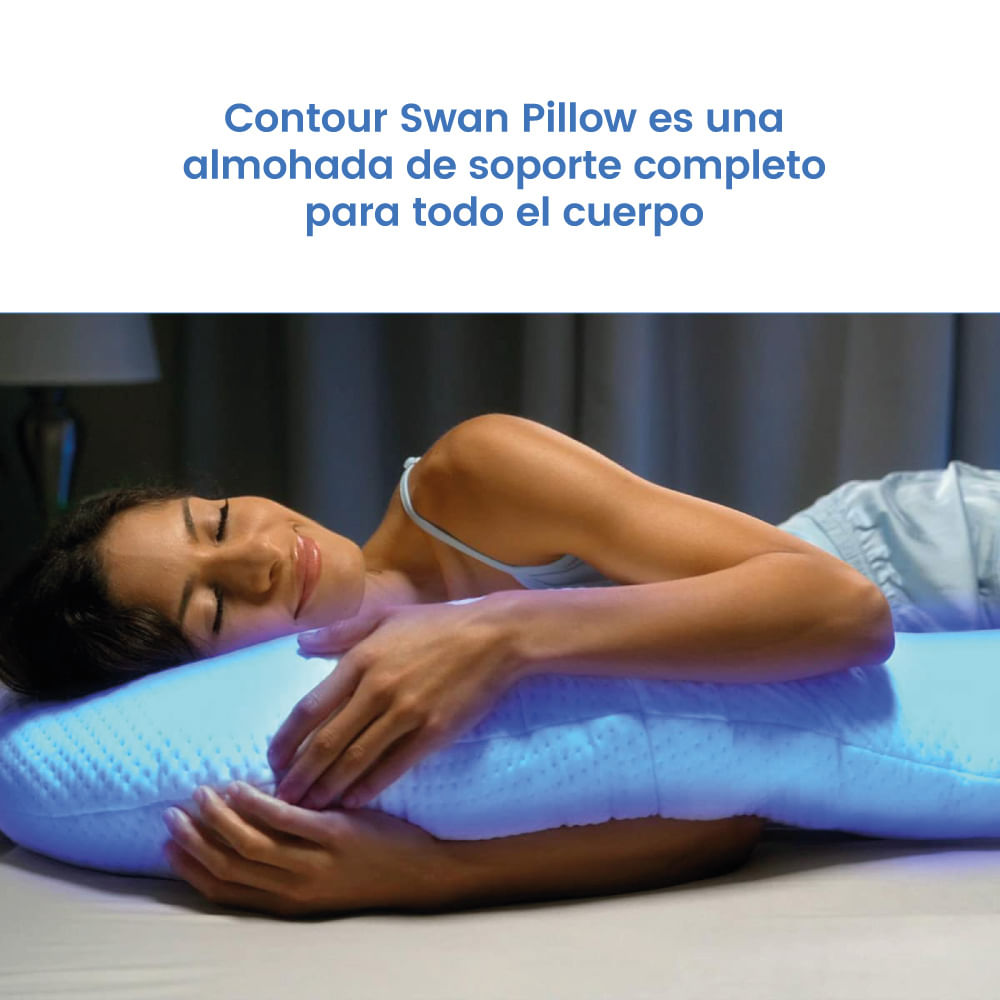 ID:516 TV Novedades TV | Almohada para cuerpo completo Swan Pillow